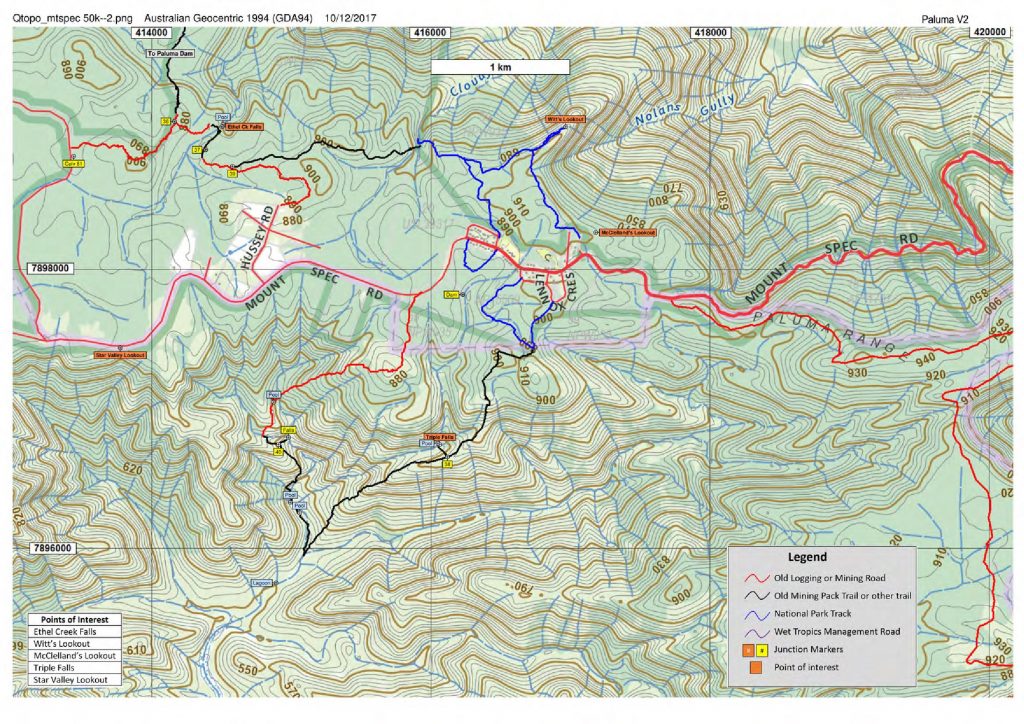 Walking Tracks – Paluma – our village in the mist